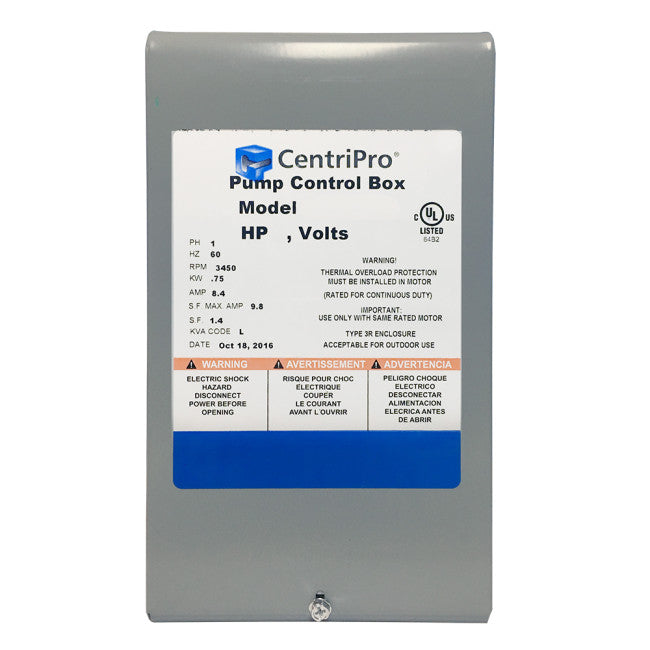 Goulds Quick Disconnect Control Box – Electric Motor Service - Pumps ...